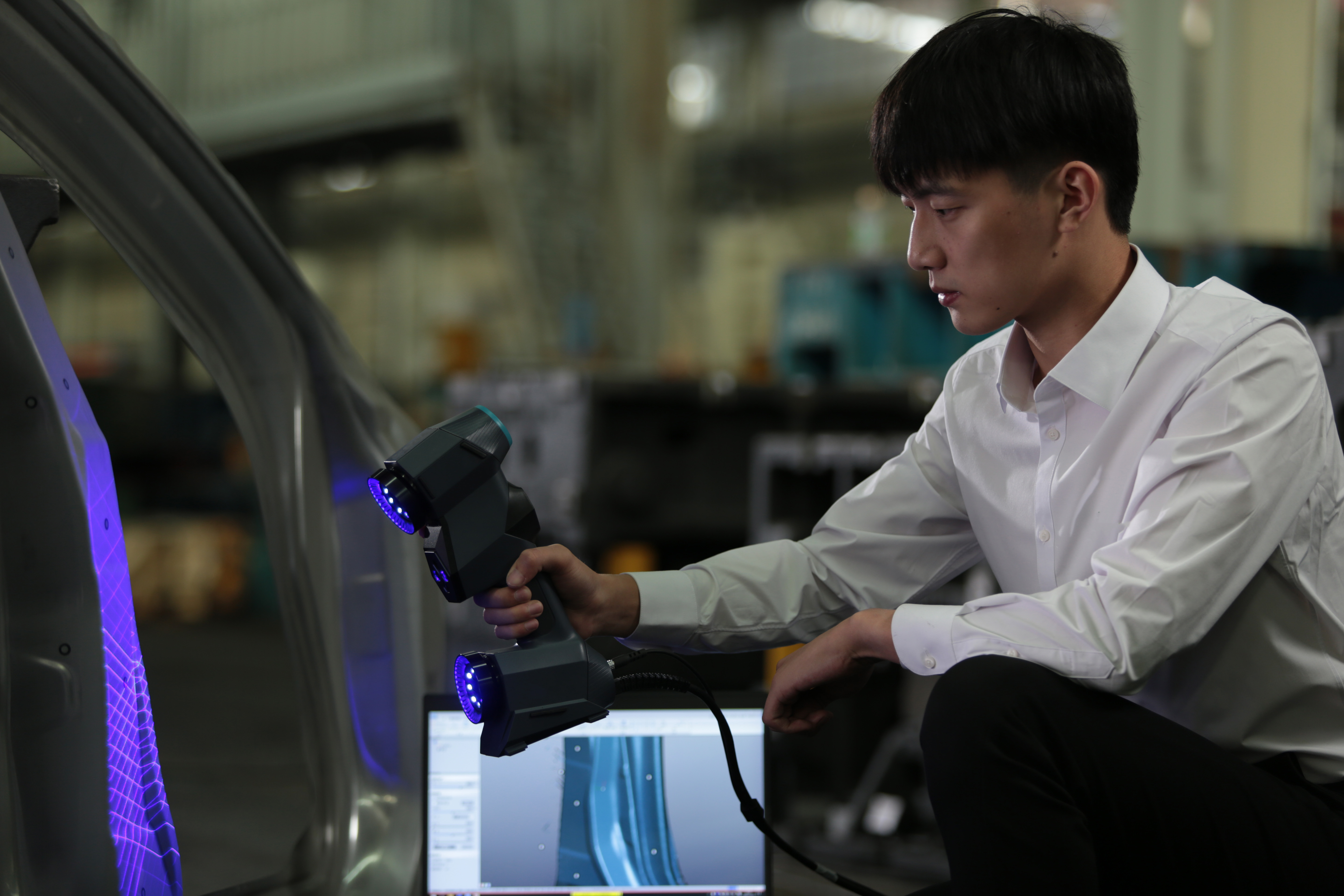 RigelScan Elite Easy to Use Blue Laser 3D Scanner with Ultra Fine ...