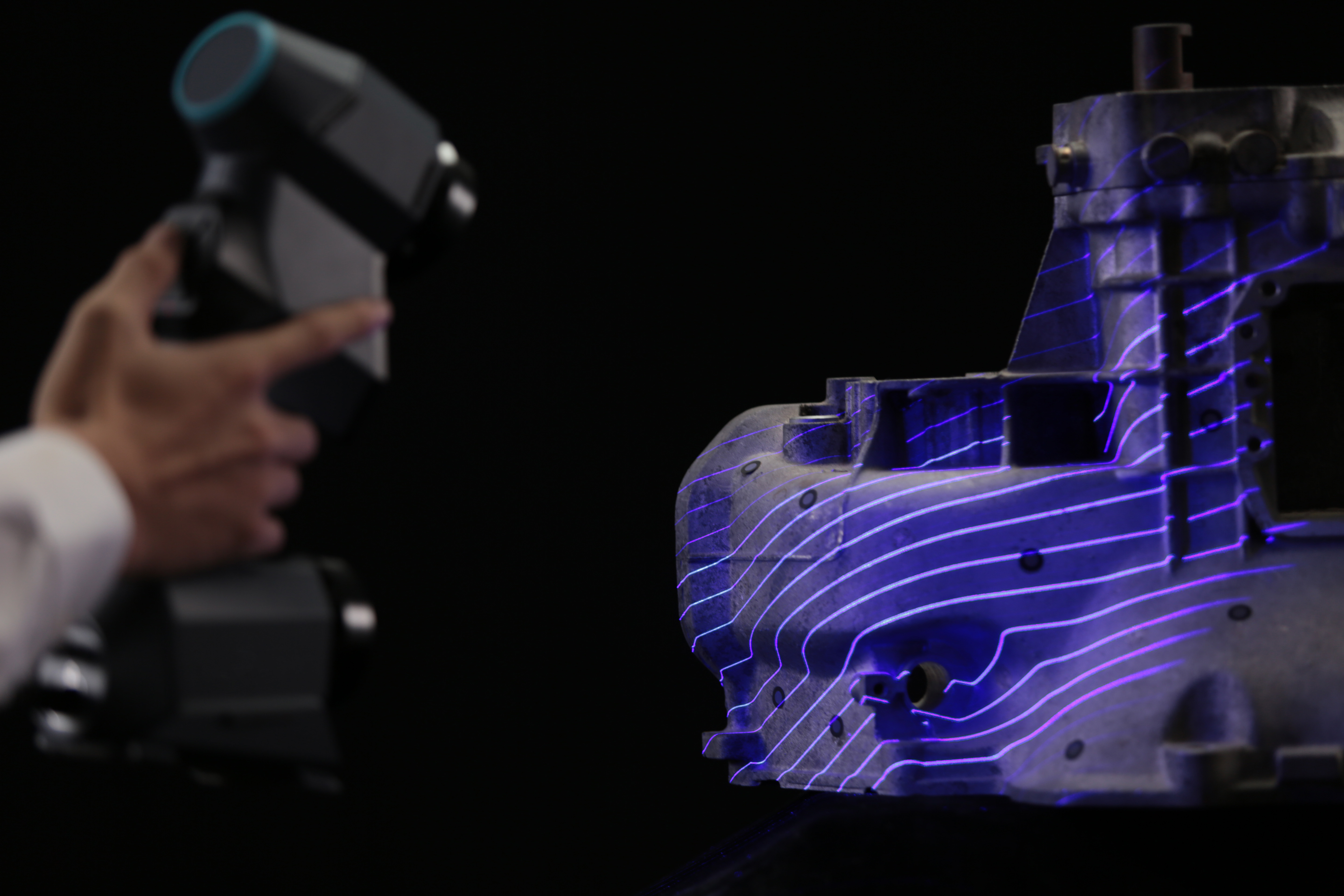 RigelScan Smart Portable Blue Laser 3D Scanner with High Resolution from China manufacturer - ZG ...